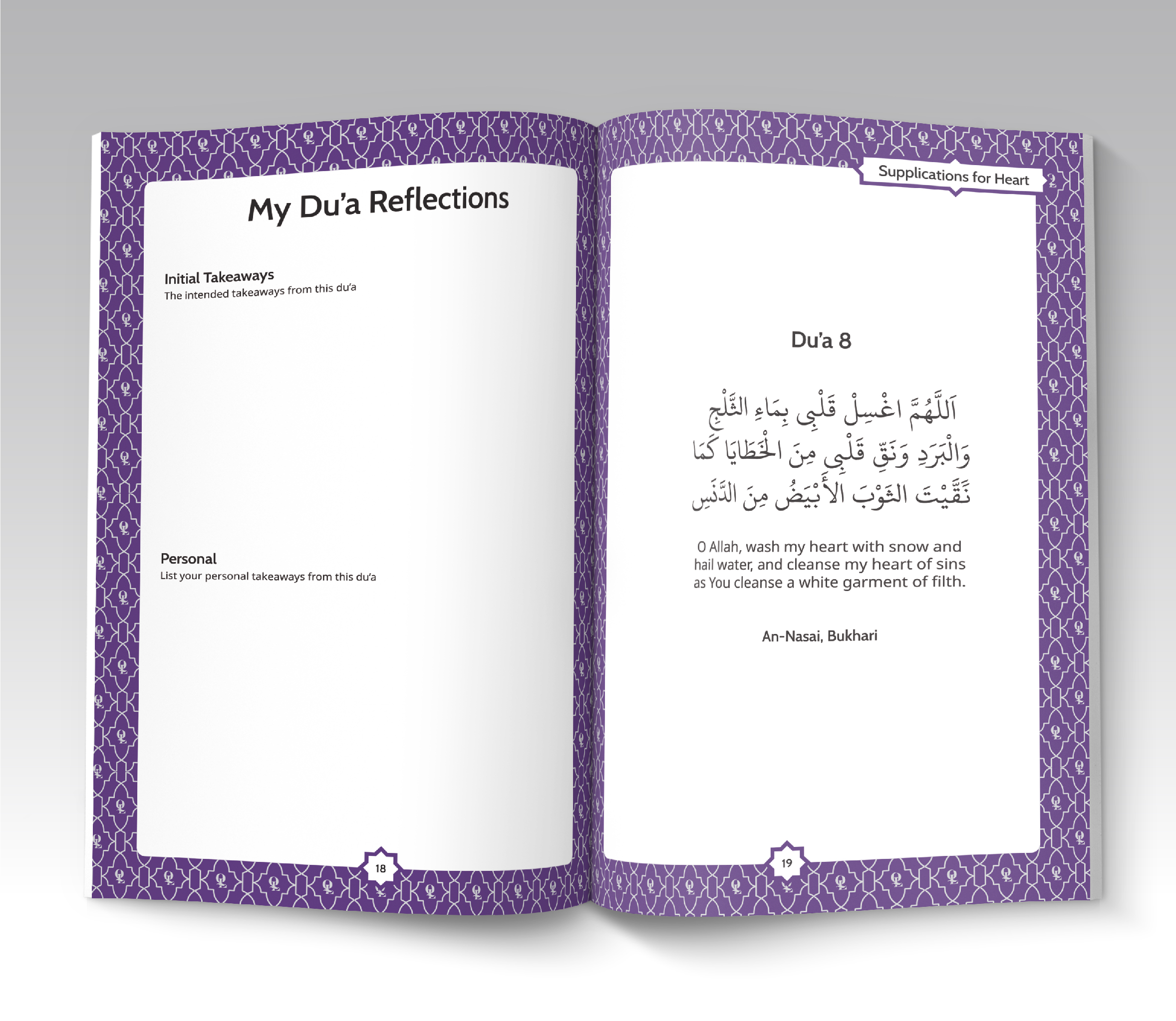 Booklet Du’a Fii Qalby – Qalb