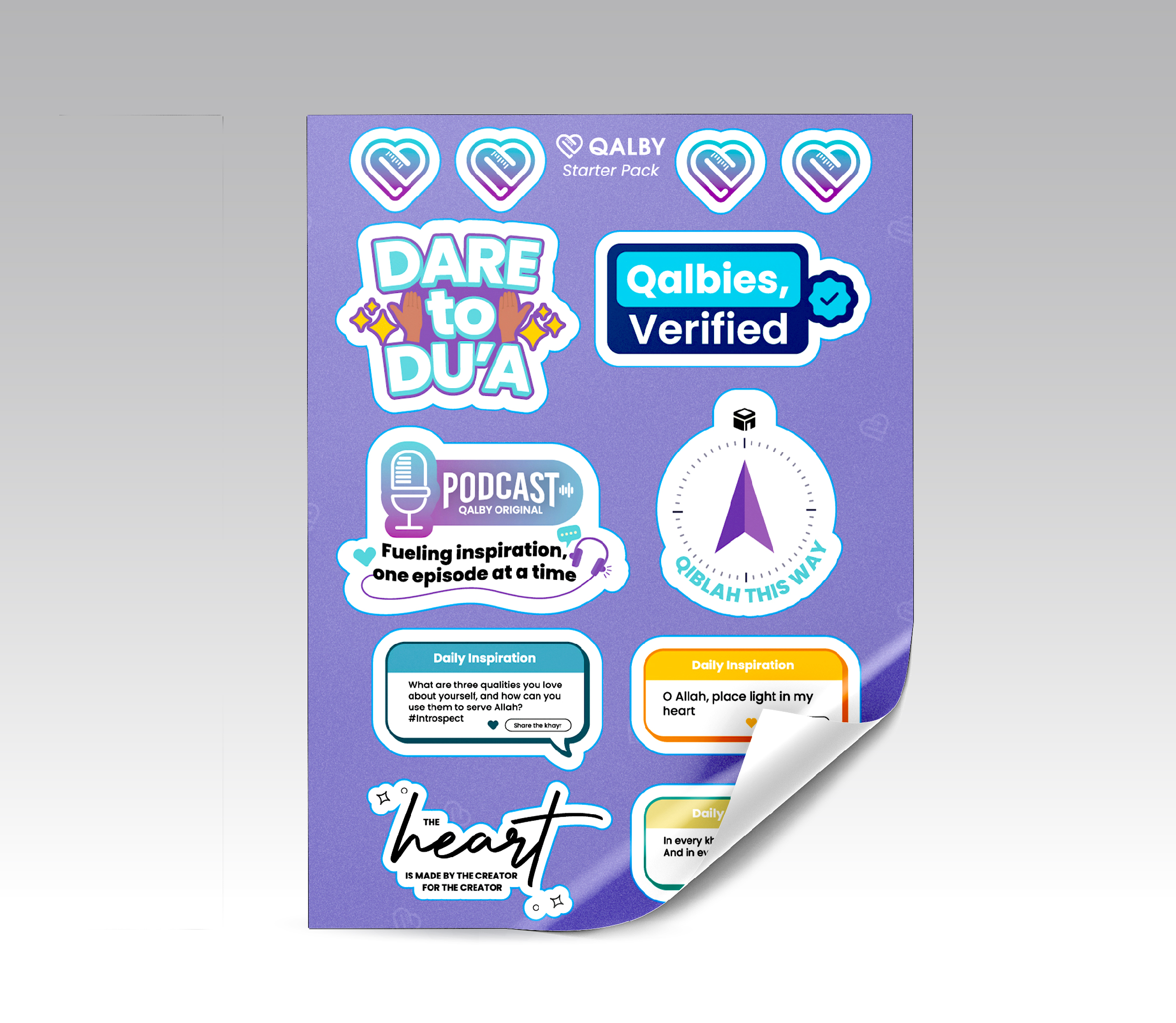 Qalby Starter Pack Sticker – Qalb